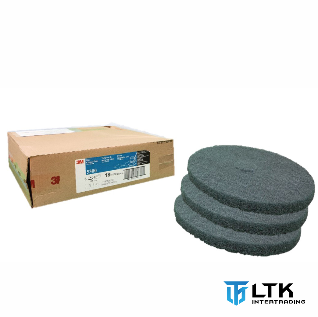 3M Blue Cleaner Pad 5300 แผ่นขัดพื้น 3M สีน้ำเงิน - LTK Intertrading ...